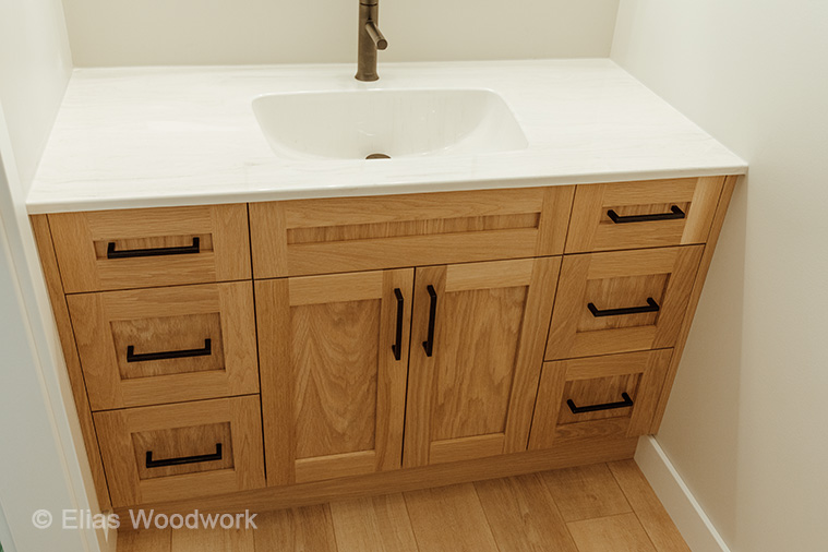 White Oak Vanities