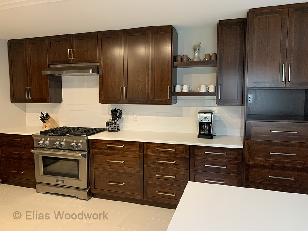 Cherry Stained Kitchen