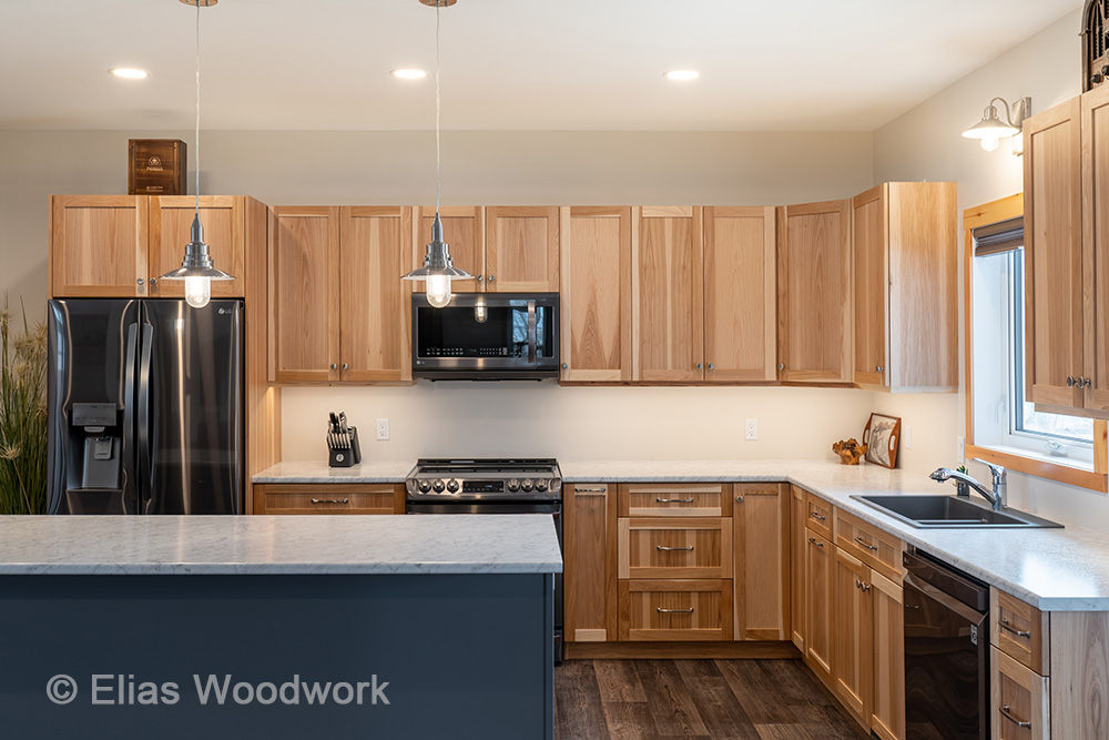 Hickory & Painted Kitchen