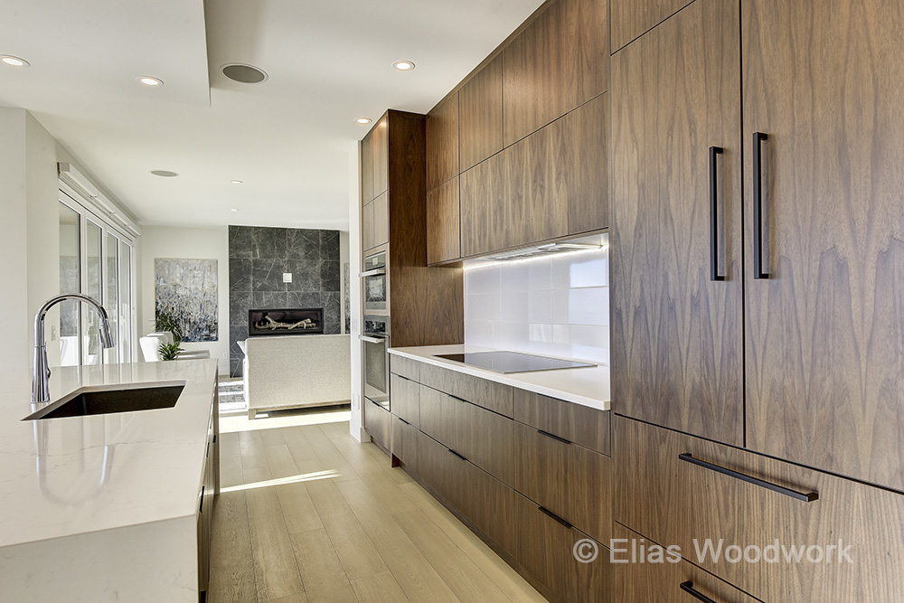 Contemporary Walnut Mulit-Room Cabinetry