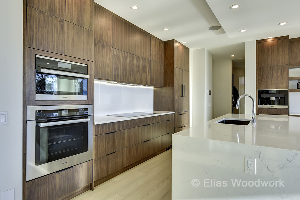 Contemporary Walnut Mulit-Room Cabinetry