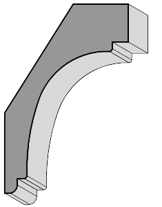 Curved Moldings